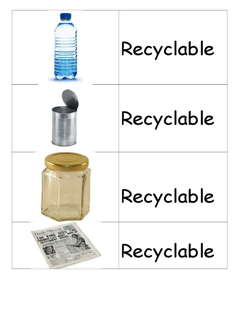 Recycling Flashcards | PDF