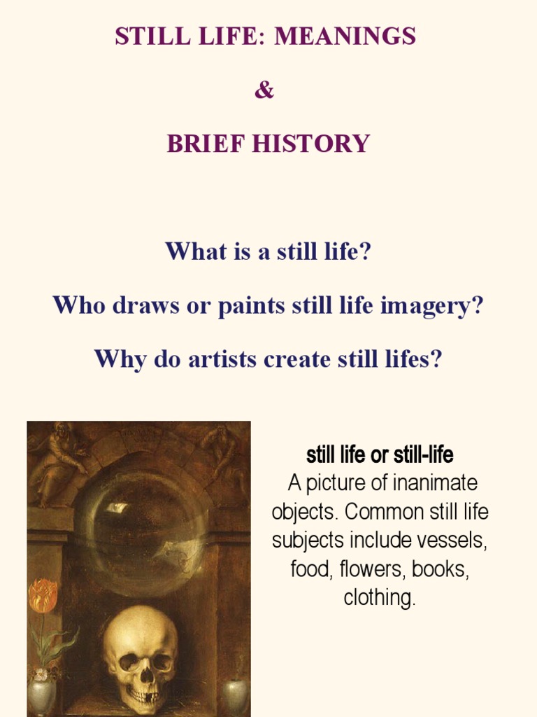 Still Life Studio | PDF | Still Life | Visual Arts