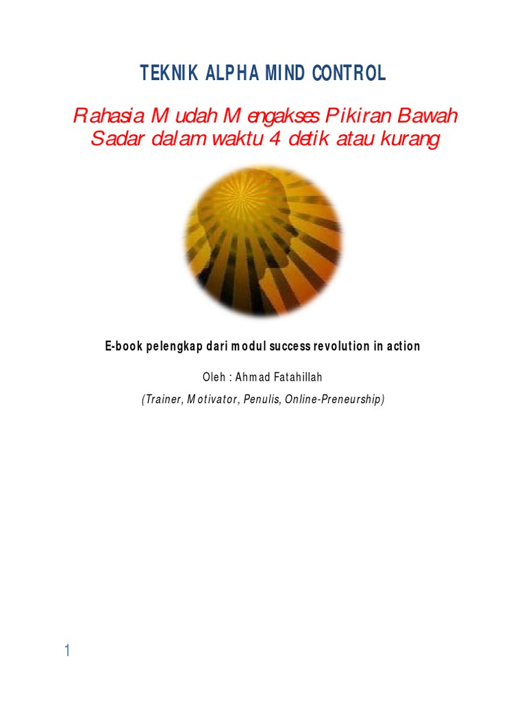 Teknik Alpha Mind Control | PDF