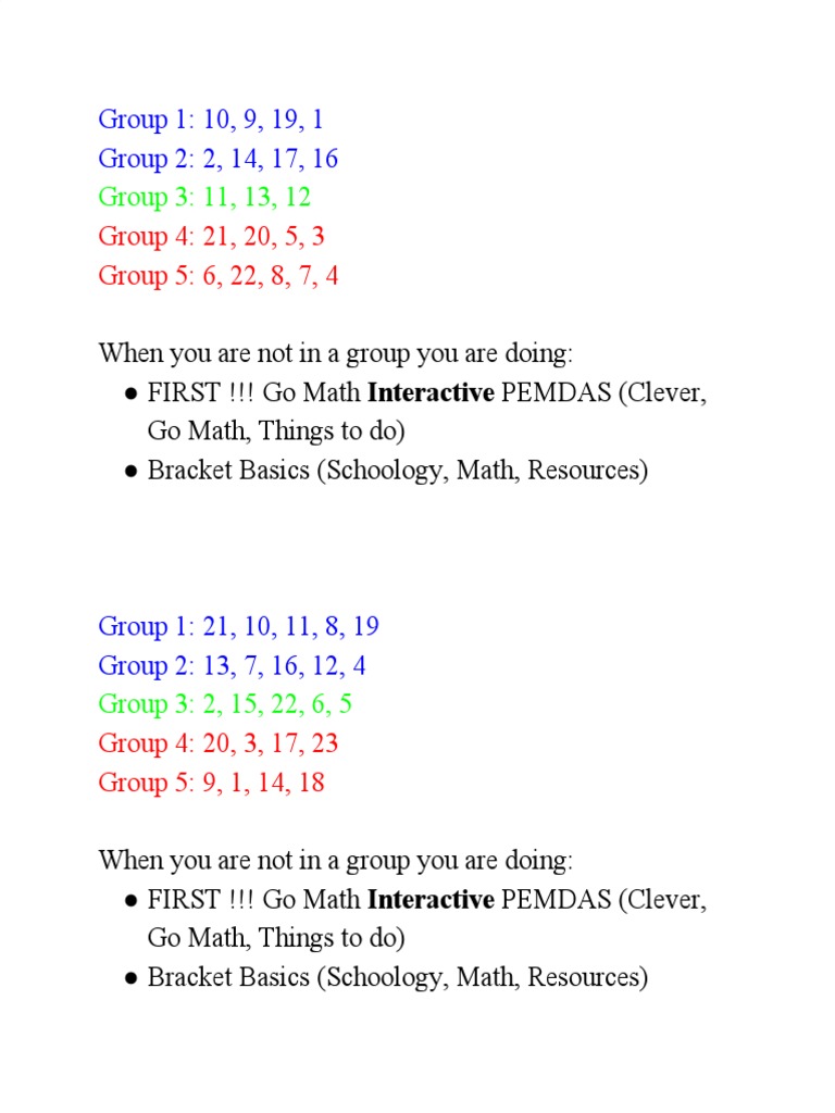 Ued495 496 Madison Kira Math Groups | PDF | Wellness