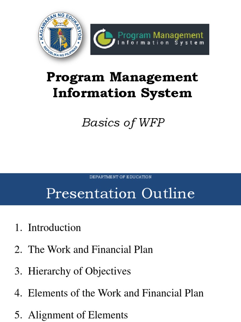 Basics of WFP As of Oct 28, 2019 | PDF | Capacity Building | Business