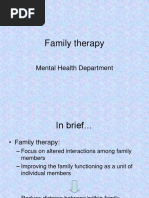 Milan Systemic Family Therapy | PDF | Psychotherapy | Family Therapy