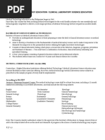 BS Medical Laboratory Science Curriculum | PDF | Medical Laboratory ...