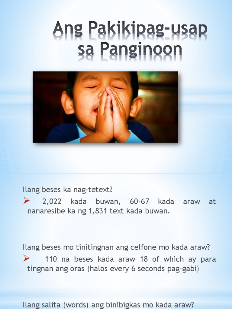 Ang Pakikipag-Usap Sa Panginoon-Promotional | PDF