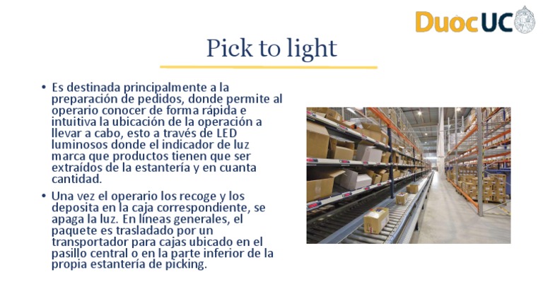 Pick To Light | PDF
