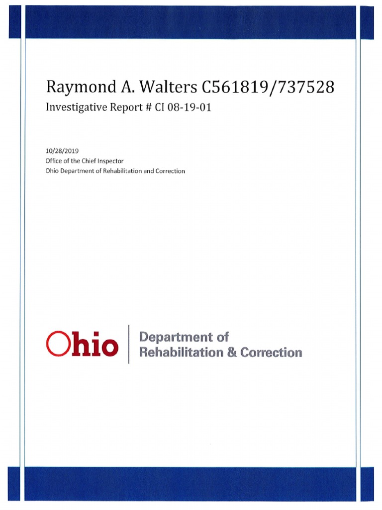 ODRC Walters Report | PDF | Probation | Probation Officer