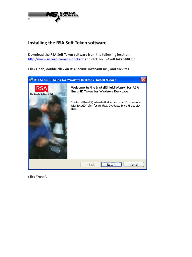Installing RSA Soft Token for VPN Access | PDF | Career & Growth | Business