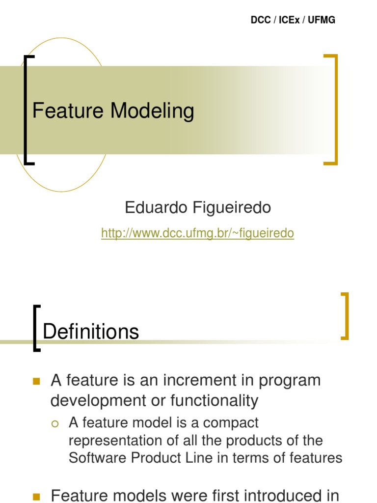 Feature Modeling | PDF | Information Technology | Software Engineering