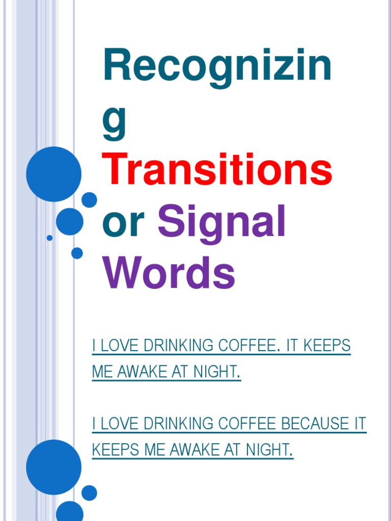 Understanding Signal Words and Their Importance in Improving Writing ...