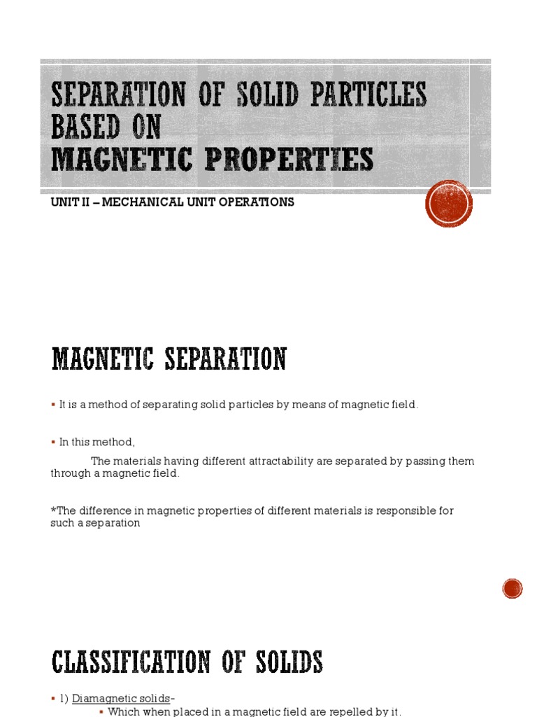 Separation of Solid Particles Based On | PDF | Belt (Mechanical ...