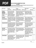 Photography Contest Evaluation Rubric | PDF | Exposure (Photography ...