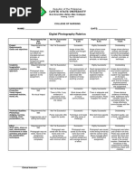 Photography Contest Evaluation Rubric | PDF | Exposure (Photography ...