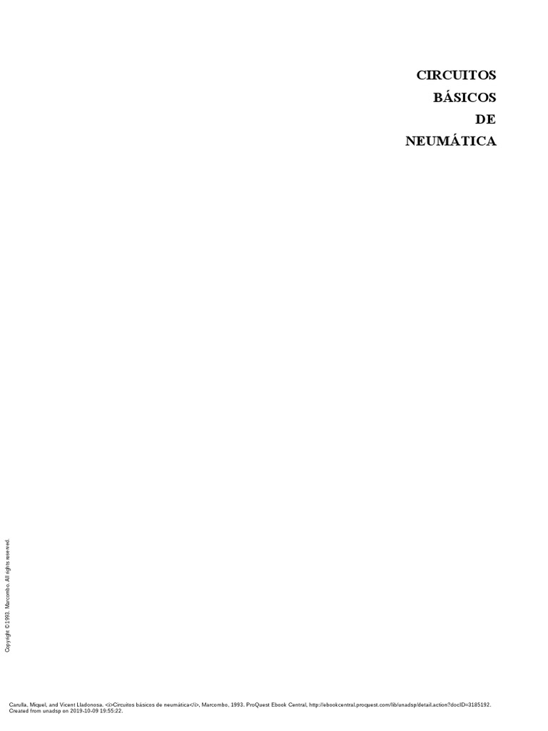 Circuitos Básicos de Neumática (PG 2 60) | PDF | Neumática | Publicación