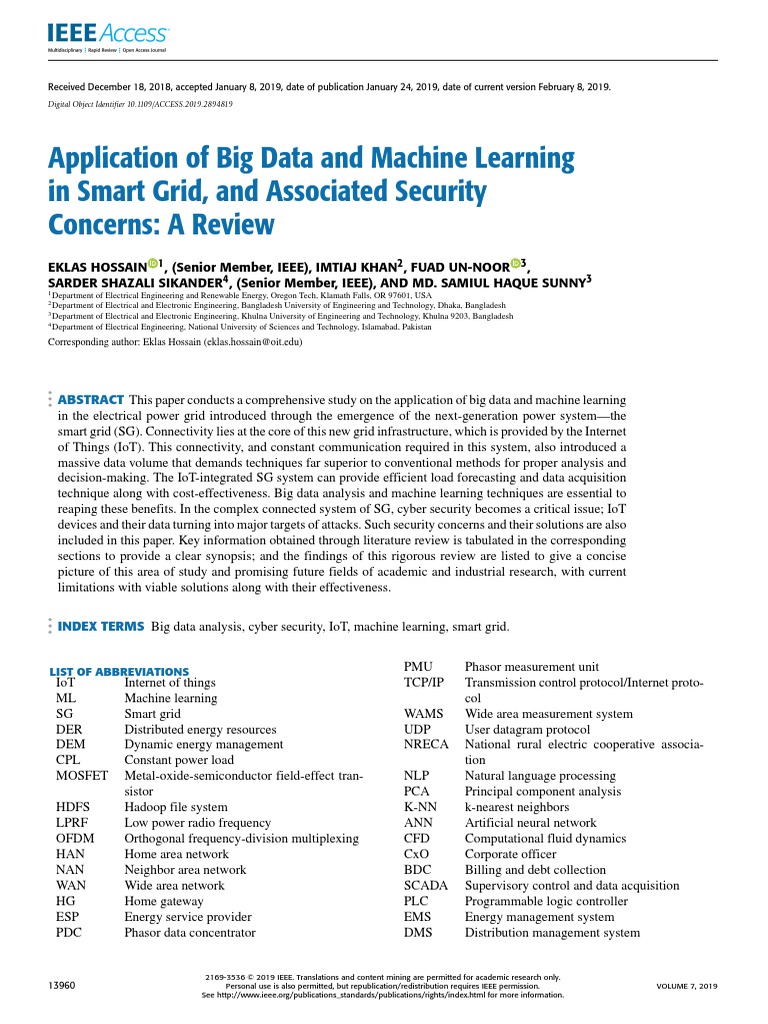 Application of Big Data and Machine Learning | PDF | Internet Of Things ...