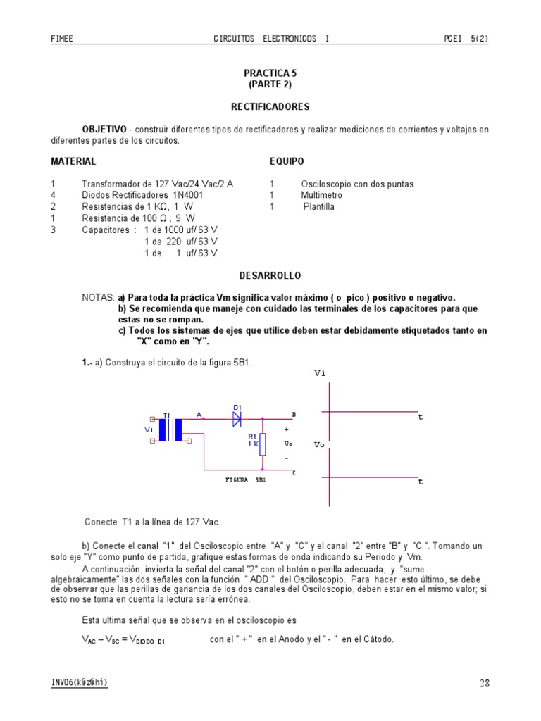 Lce1p5b Inv06 | PDF | Condensador | Transformador