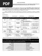 Survey Questionnaire - Disaster Awareness and Preparedness - Sti | PDF ...