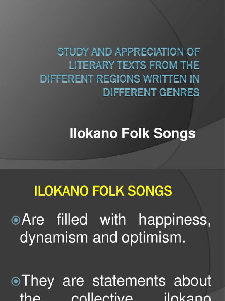 Study and Appreciation of Literary Texts From The | PDF