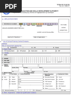 TESDA UPDATED - Application - Form PDF | PDF | Vocational Education ...