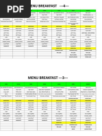 Contoh Menu Buffet Meeting Package | PDF | Salad | Cuisine