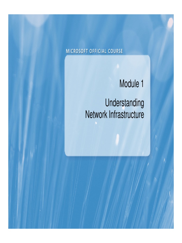 (Presentation) Understanding Network Infrastructure and Components PDF ...