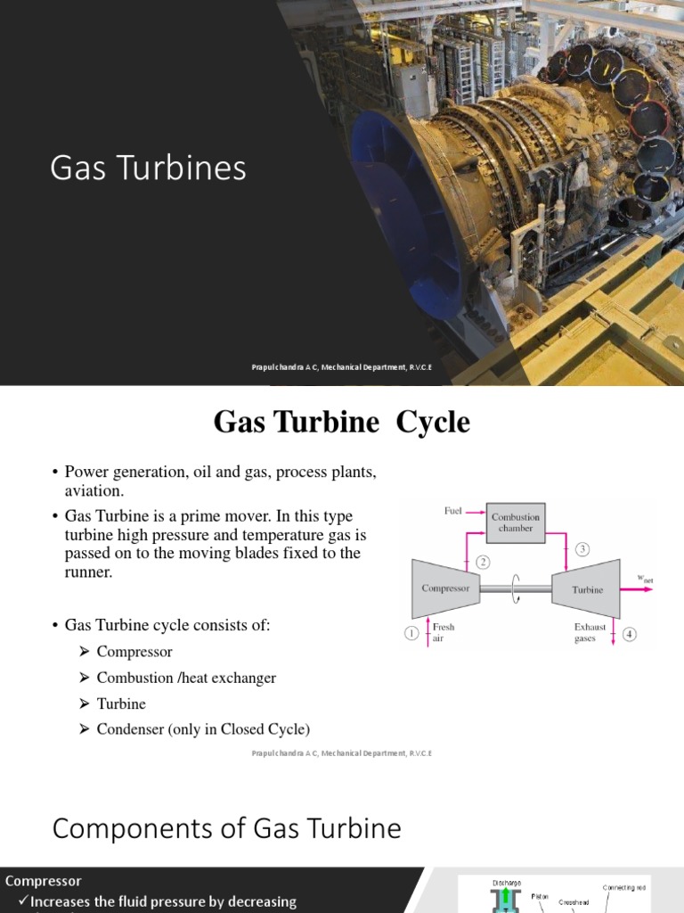 Gas Turbines | PDF | Gas Turbine | Heat Exchanger