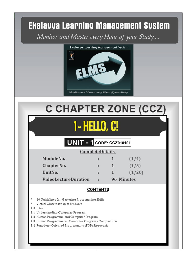 Unit - 1: Complete Details Module No.: 1 Chapter No.: Unit No.: 1 Video ...