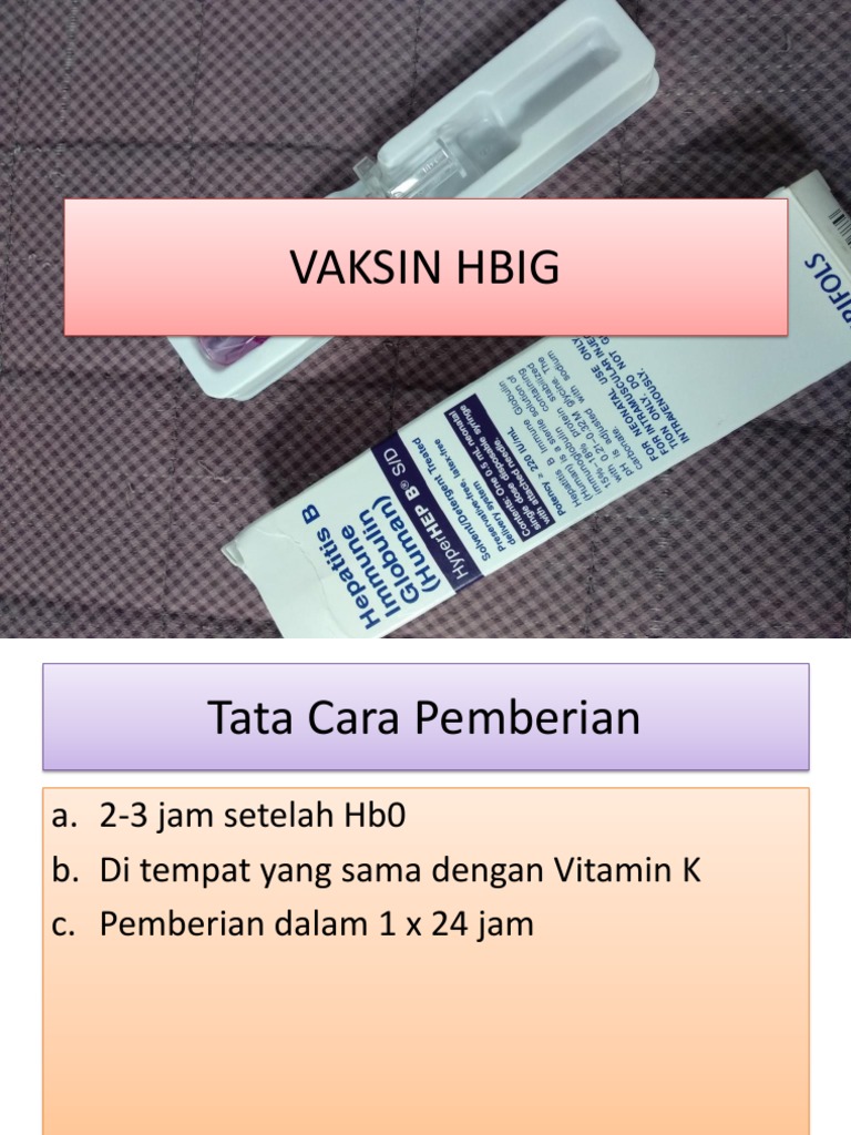 Vaksin Hbig | PDF