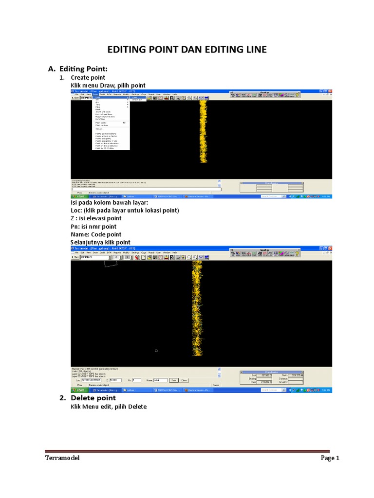 Editing Point Dan Editing Line Pdf