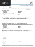 CBSE Class 3 Mathematics Worksheet (83) - Division | PDF | Division (Mathematics) | Abstract Algebra