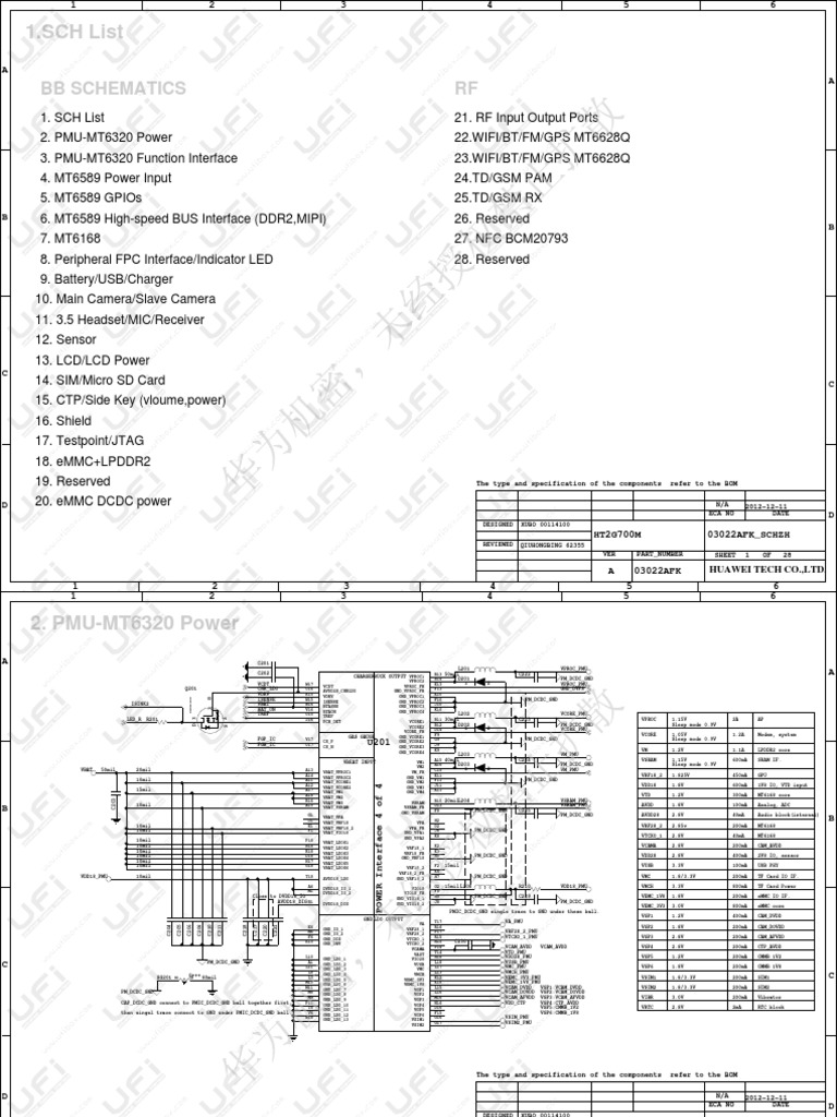 G700-T00 Circuit Diagram | PDF | Electronic Engineering | Electronics
