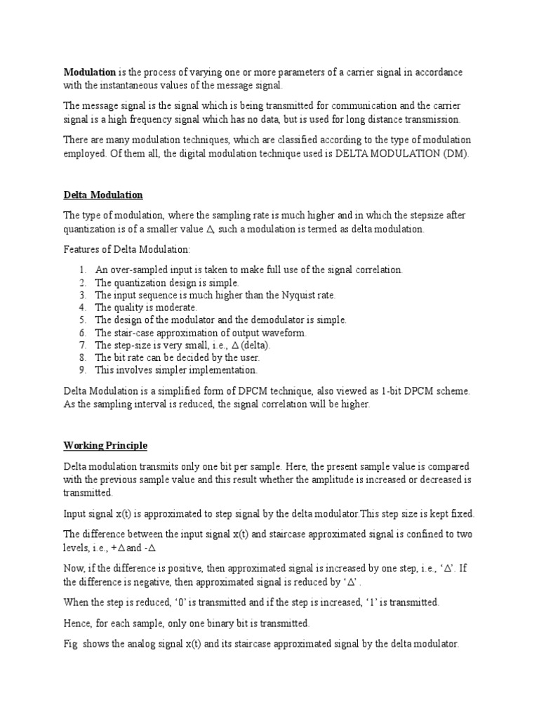 Modulation in Matlab | PDF | Modulation | Sampling (Signal Processing)