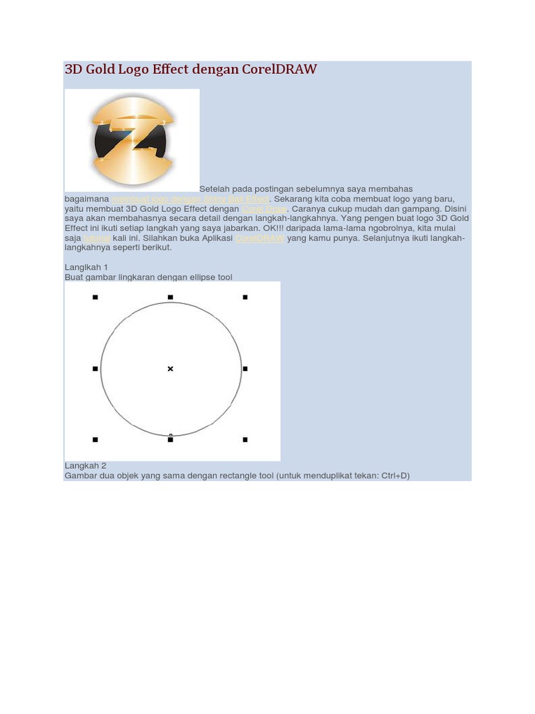 Tutorial Efek 3D | PDF