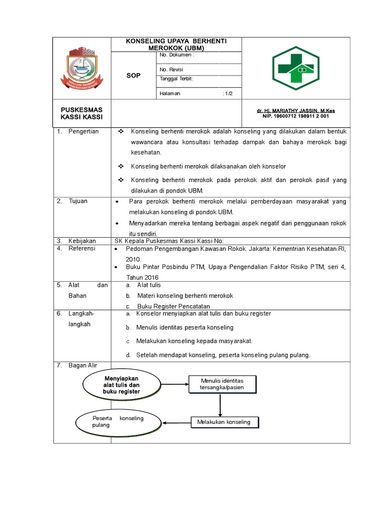SOP (Konseling UBM) | PDF