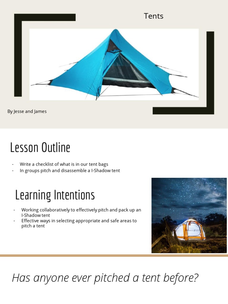 Tents | Download Free PDF | Tent