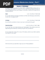 Over Thinking Worksheet | PDF | Thought | Cognitive Psychology