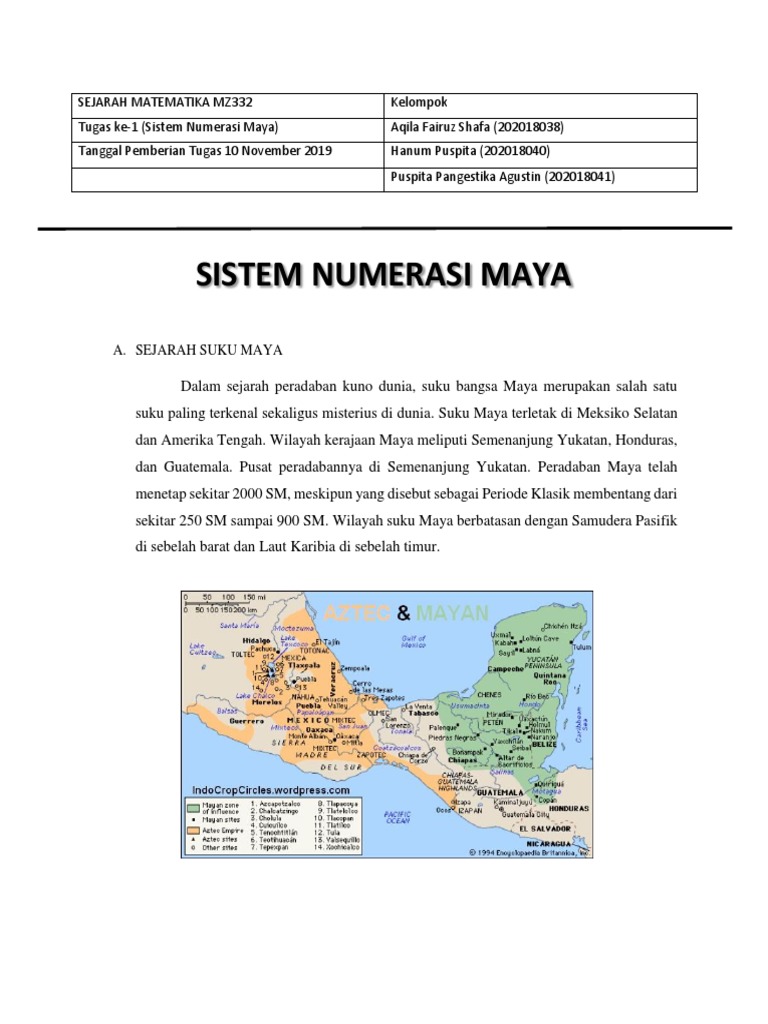 Sistem Numerasi Maya | PDF