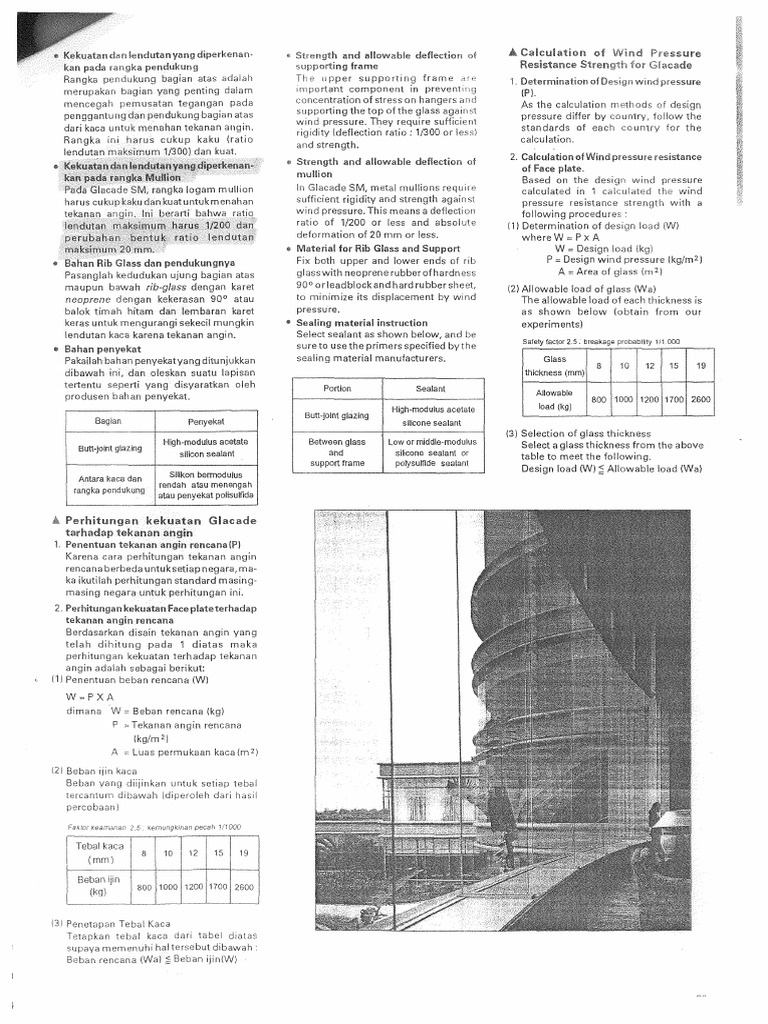 Glass Deflection | PDF