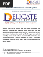 Fixed Solar Mounting Structure Drawing | PDF | Equipment