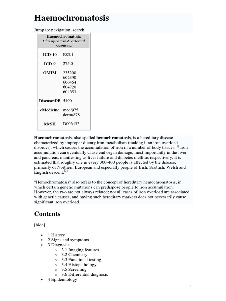Haemochromatosis Research | PDF | Zygosity | Clinical Medicine