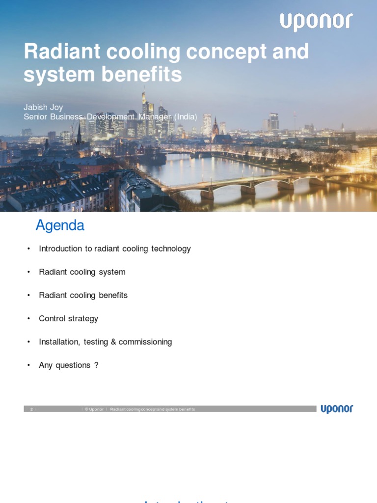 Uponor Radiant Cooling | PDF | Temperature | Building Technology