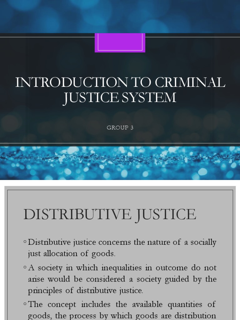 Introduction To Criminal Justice System: Group 3 | PDF