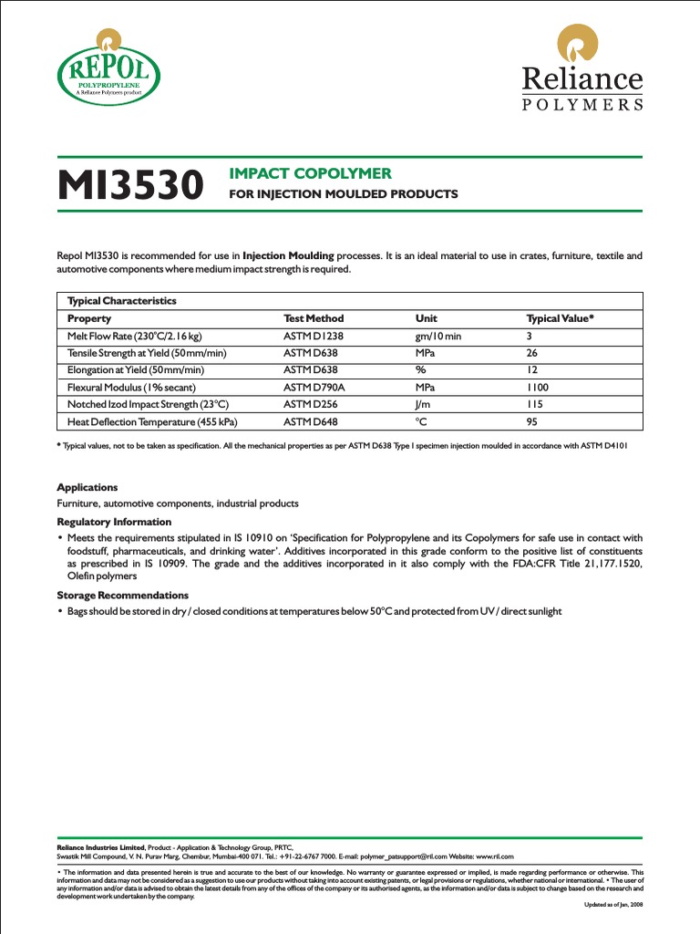 MI3530 | PDF | Yield (Engineering) | Information
