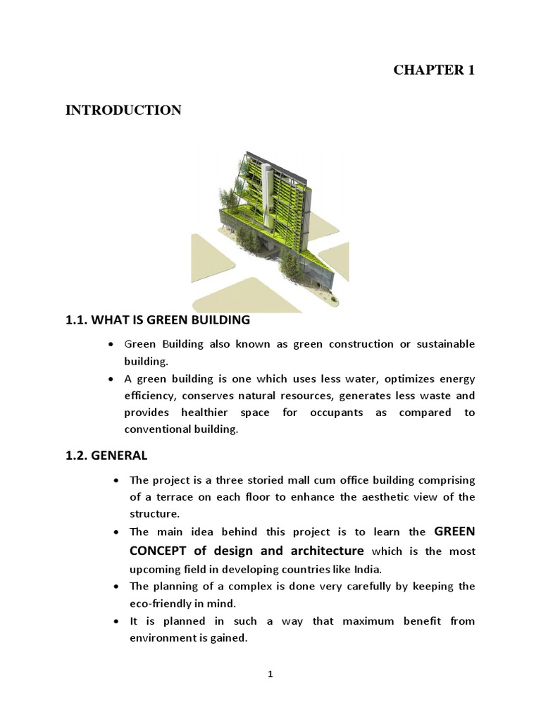 Project On Green Building | PDF | Green Building | Solar Power