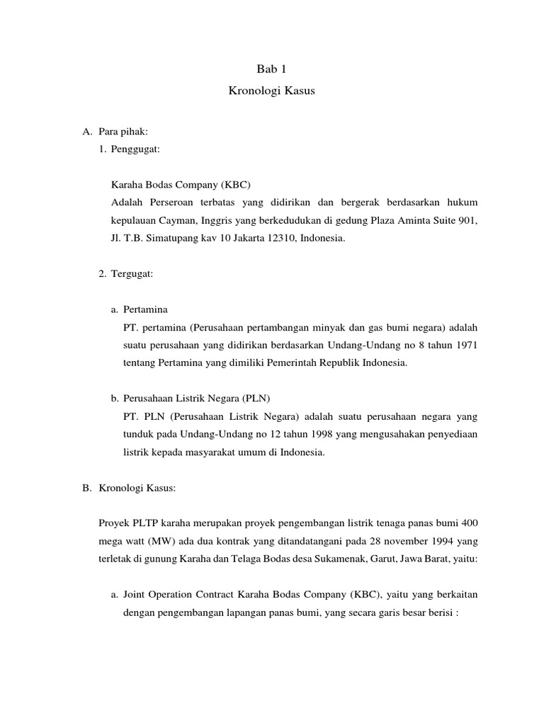 Kasus Posisi Hukum Perdata Internasional | PDF