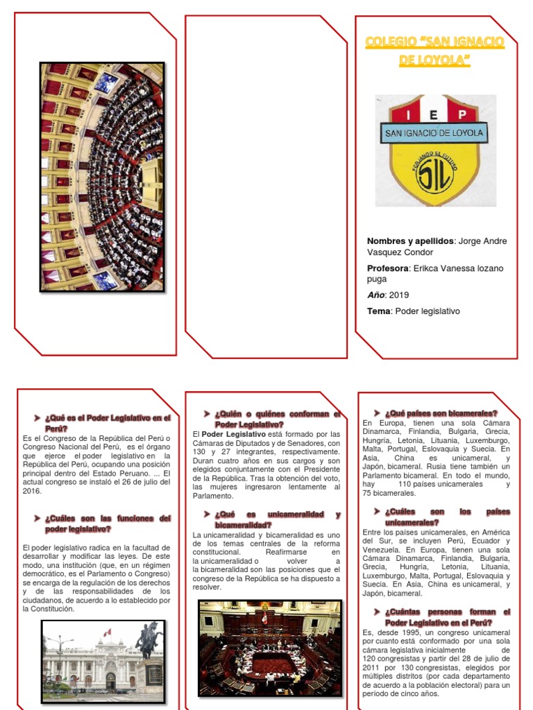 El Poder Legislativo en el Perú: funciones, conformación y tipos de ...