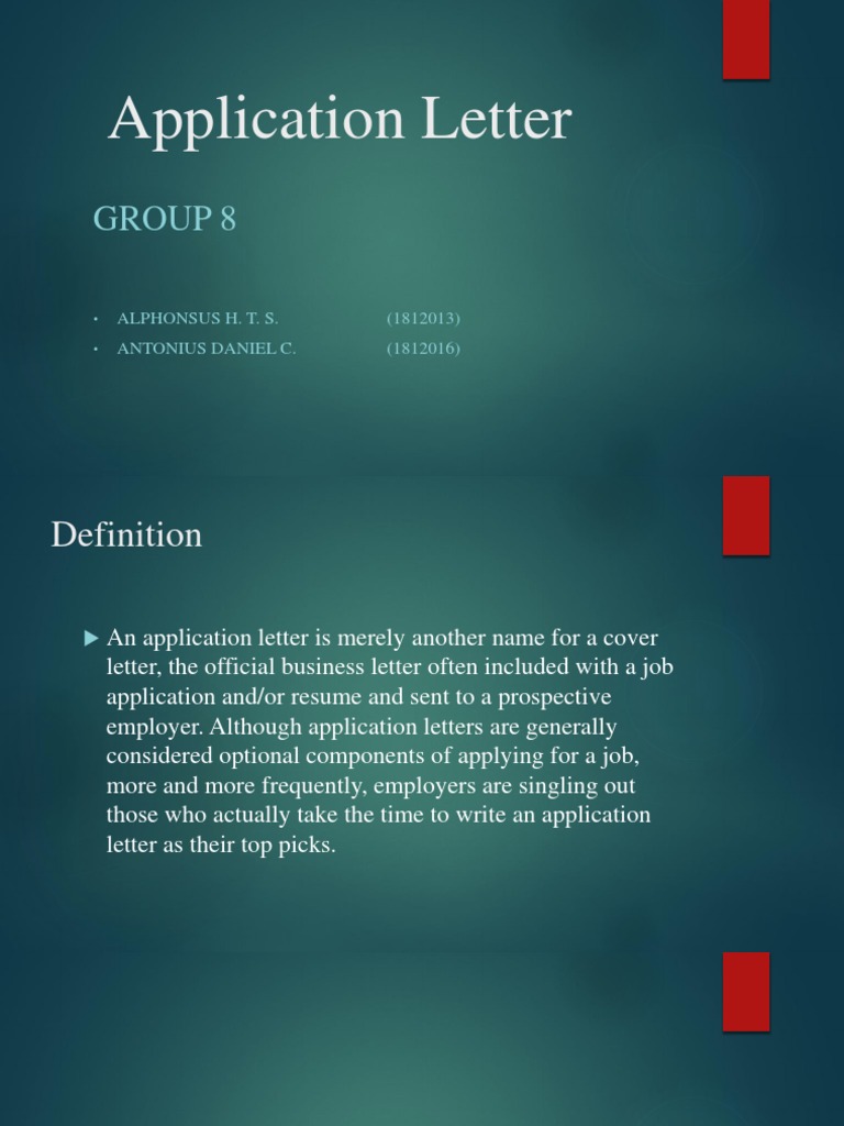 Application Letter | PDF | Communication