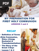 Catholic Mass Reflection Questions (White) | PDF | Career & Growth