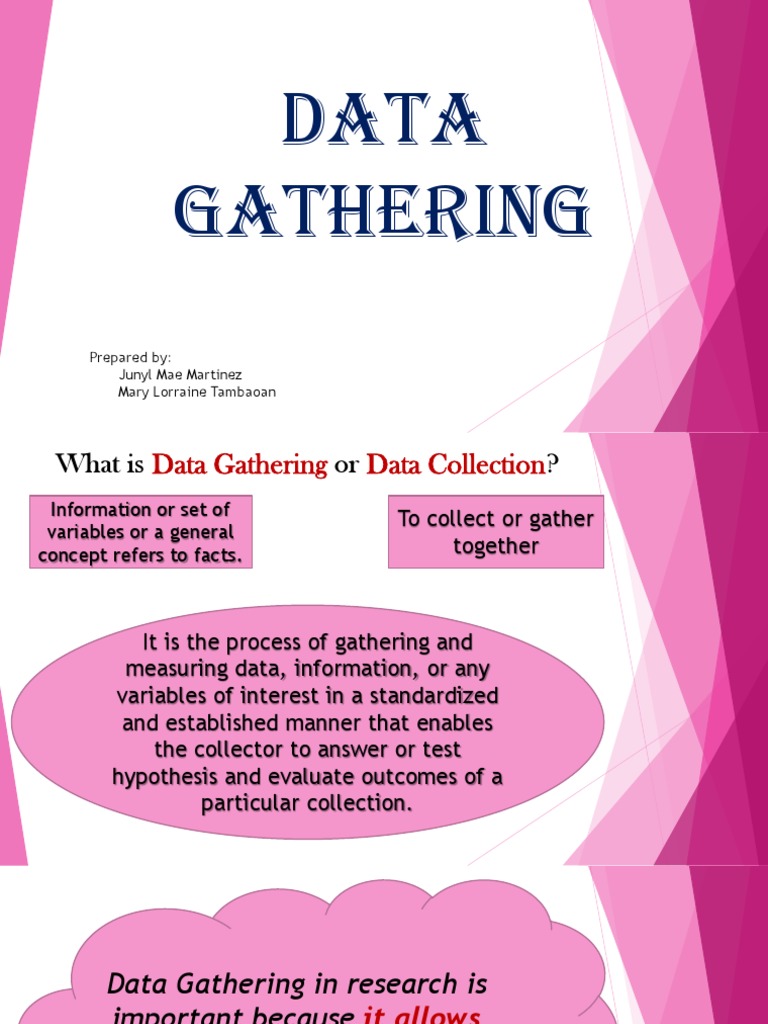 Gathering Data in Research | PDF | Survey Methodology | Methodology