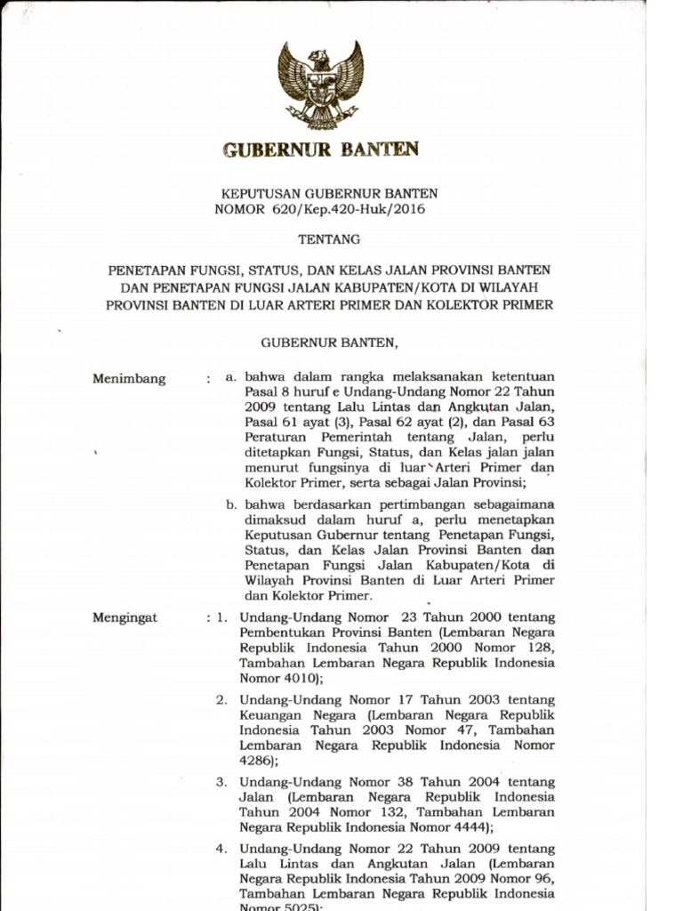 SK Jalan Provinsi | PDF