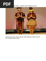 Pakaian Adat Ewer Papua Barat | PDF
